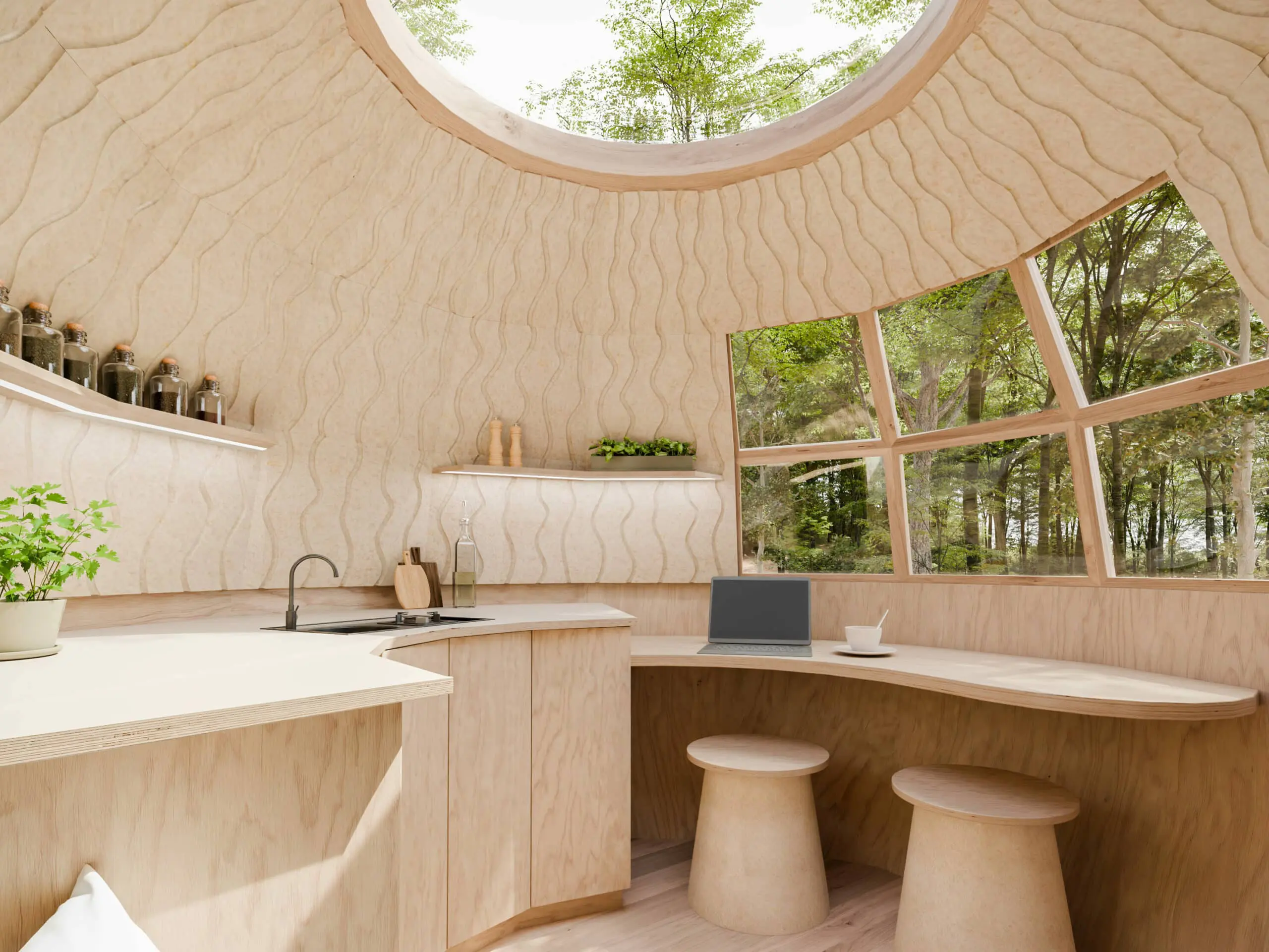 Czechia's SAMOROST House is a Glamping Structure Made of Mycelium ...