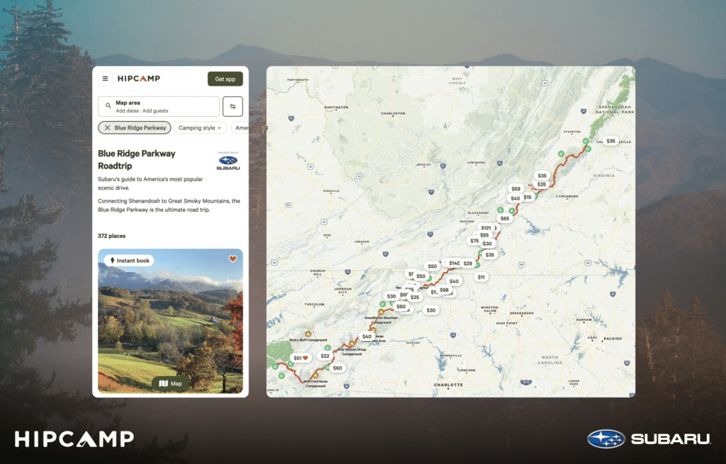 Hipcamp, Subaru Introduce 10 Electric Vehicle-Ready American Road Trip ...