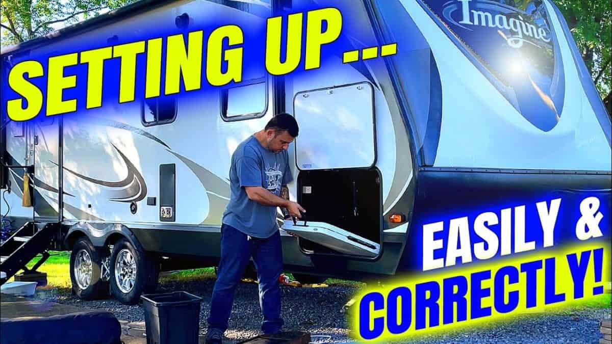 How To Properly And Easily Set Up A Travel Trailer At A Campsite ...