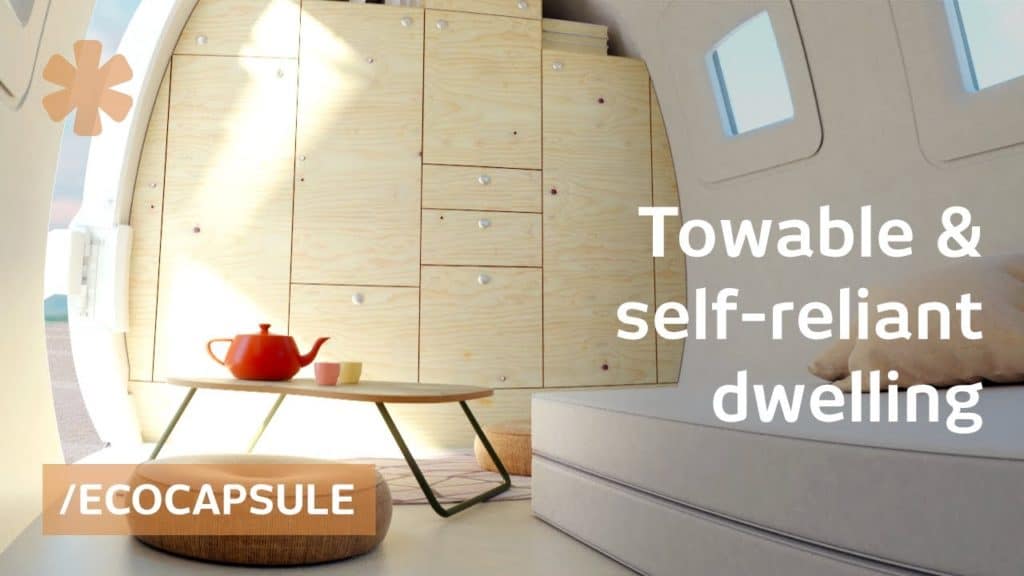 Towable, Off-Grid Ecocapsule Pod Gathers Energy/Water Anywhere - Modern ...