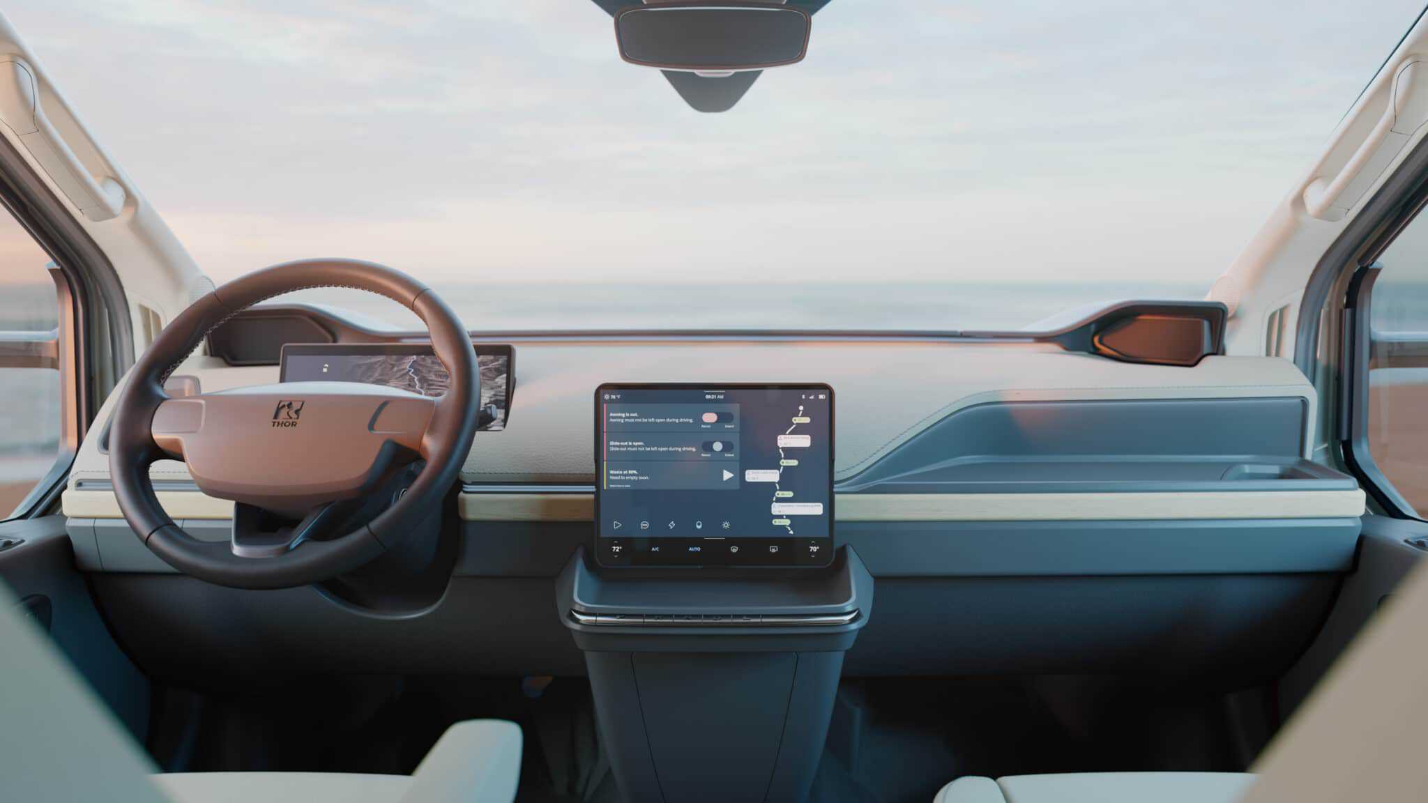 THOR Unveils Electric Concept RVs - Modern Campground