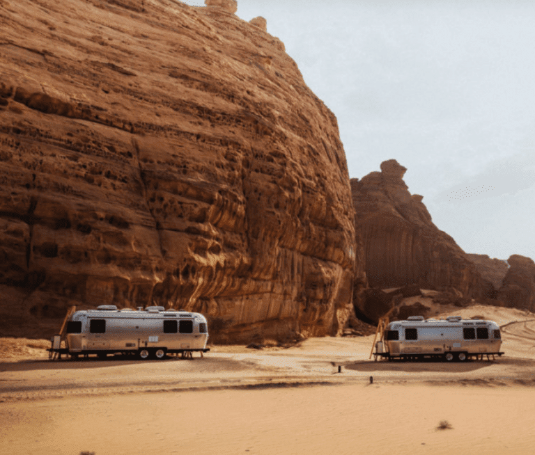 Airstream Trailer Glamping Resort Opens in Saudi Arabia - Modern Campground
