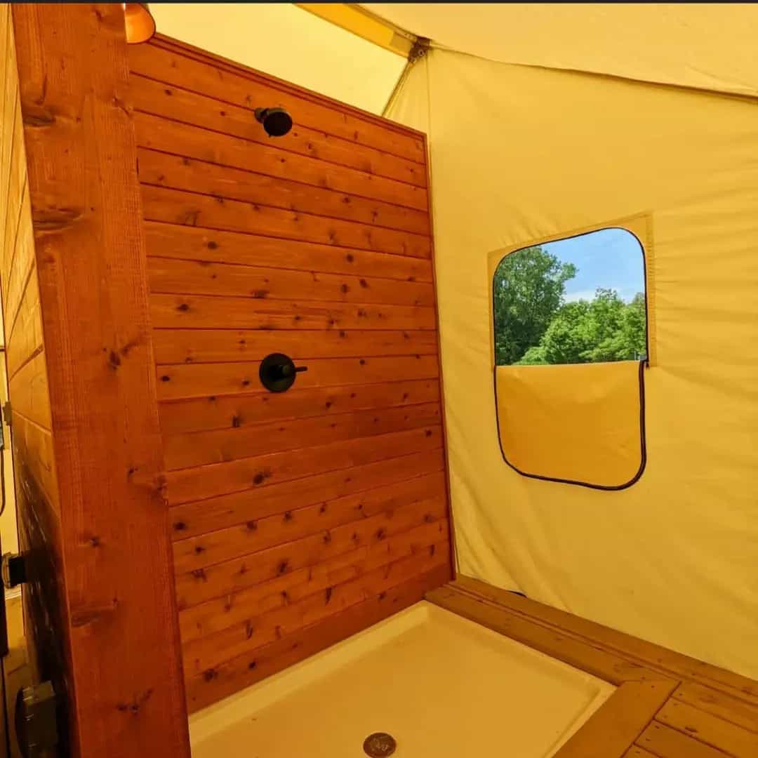 Off Map on the Map: Michigan Glampground Adds Glamping Tents with En ...