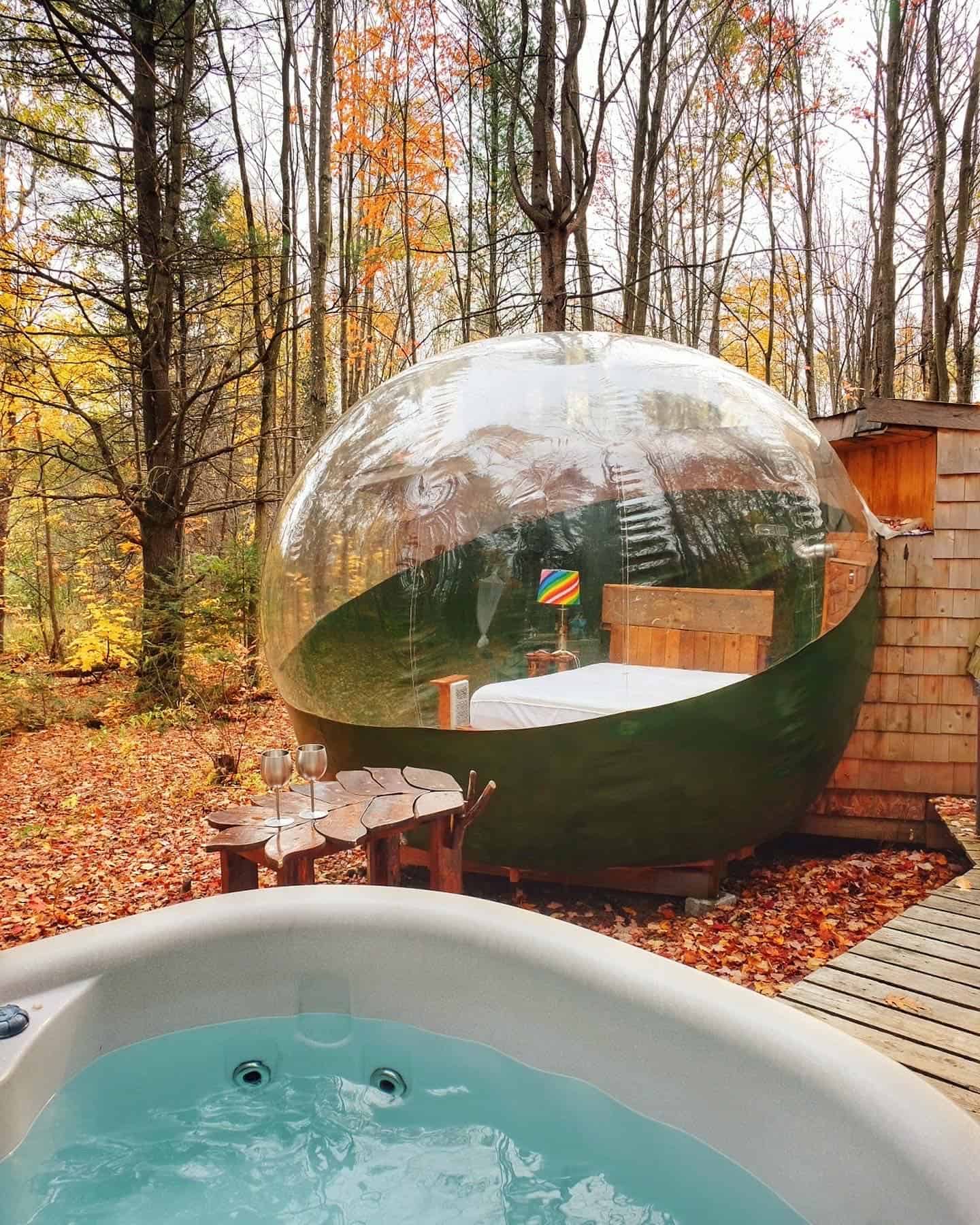Experience Glamping Under the Stars with these Bubble Tents - Modern ...