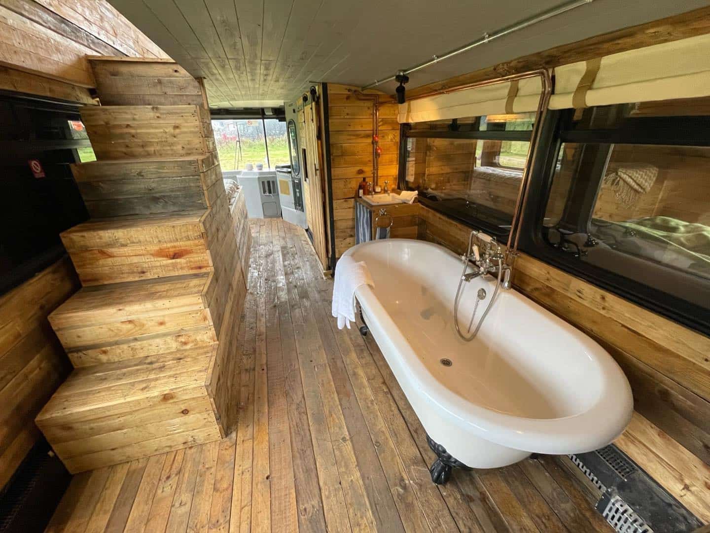 Double-Decker Buses Converted into Sustainable Glamping Pods for Unique ...