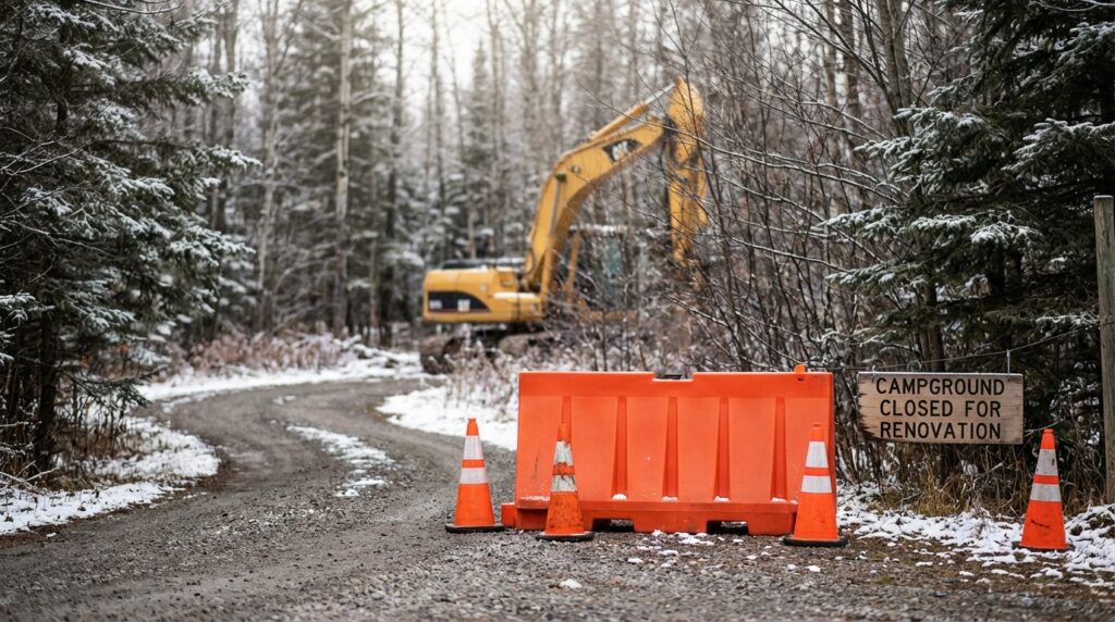 Mirror Lake State Park sluit belangrijke kampeerterreinen vanwege een ...