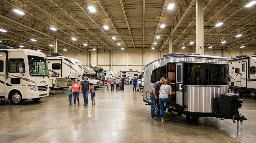 A Indy RV Expo 2026 atrai multidões ao Indiana State Fairgrounds com ...