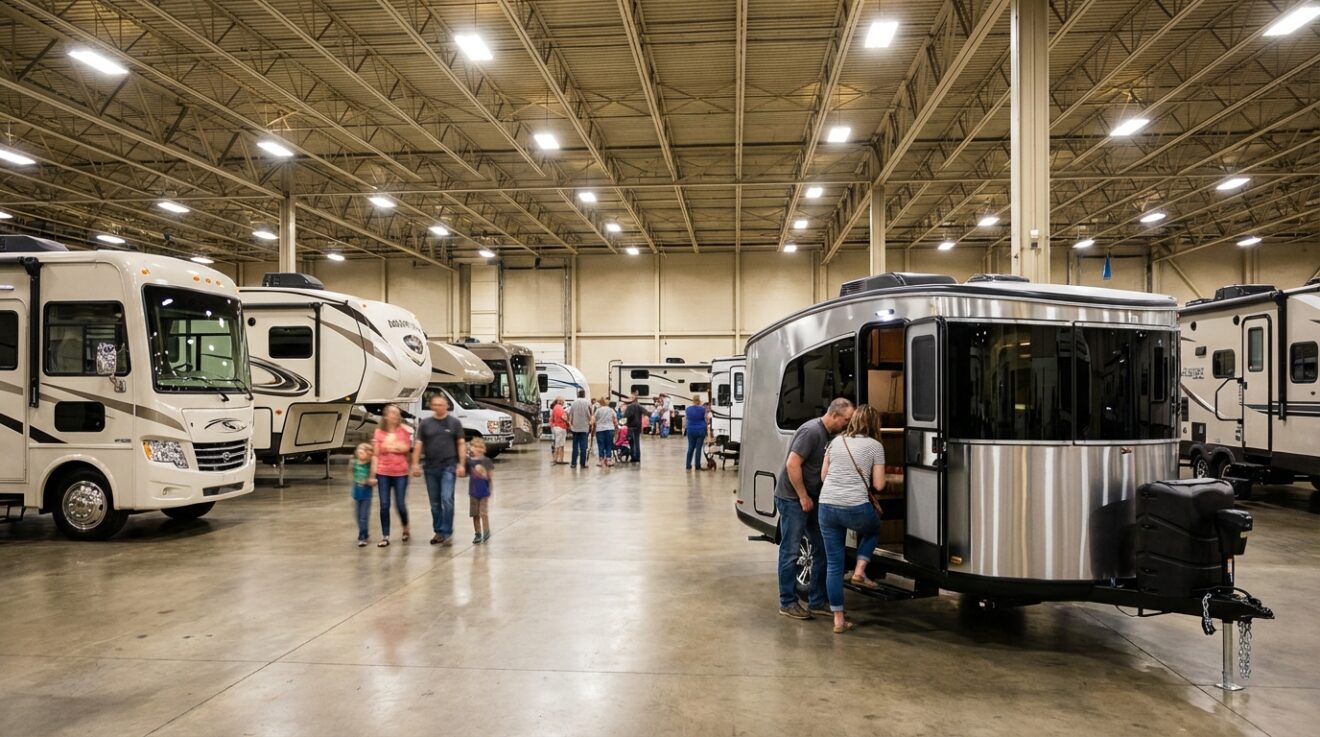 A Indy RV Expo 2026 atrai multidões ao Indiana State Fairgrounds com ...